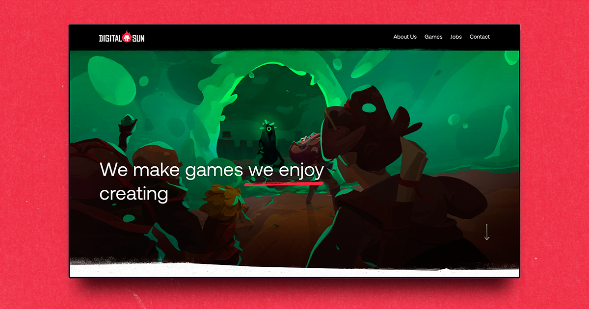 Diseño web para la empresa de videojuegos Digital Sun Games